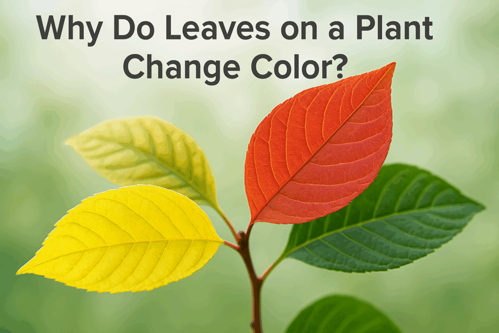 Why Do Leaves on a Plant Changes Color? - Sassy Feeds
