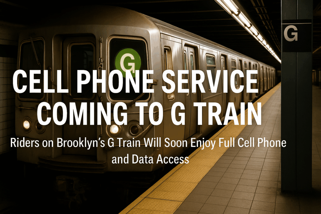 Cell Phone Service Coming to G Train: MTA Expands Connectivity in NYC ...
