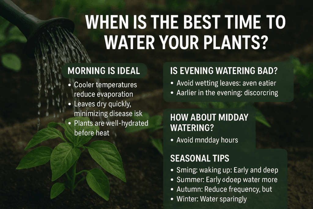 When Is the Best Time to Water Your Plants? A Complete Guide for ...