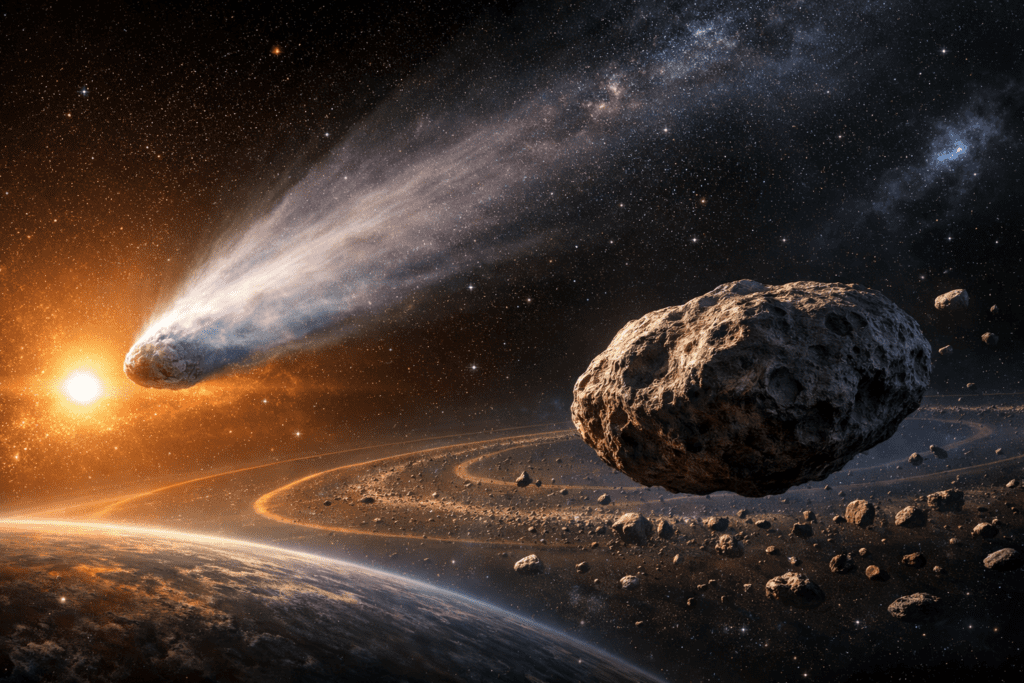 Difference Between Comet and Asteroid: A Complete Guide to These Space ...