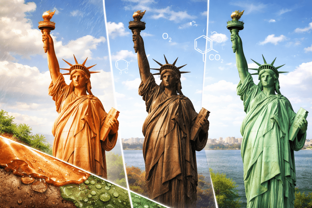 Why Did the Copper on the Statue of Liberty Turn Green? - Sassy Feeds