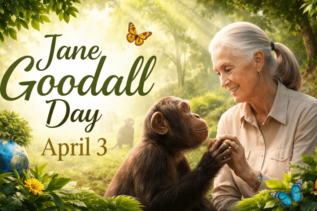 Jane Goodall Day April 3rd, Honoring the Legacy of Dr. Jane Goodall and ...
