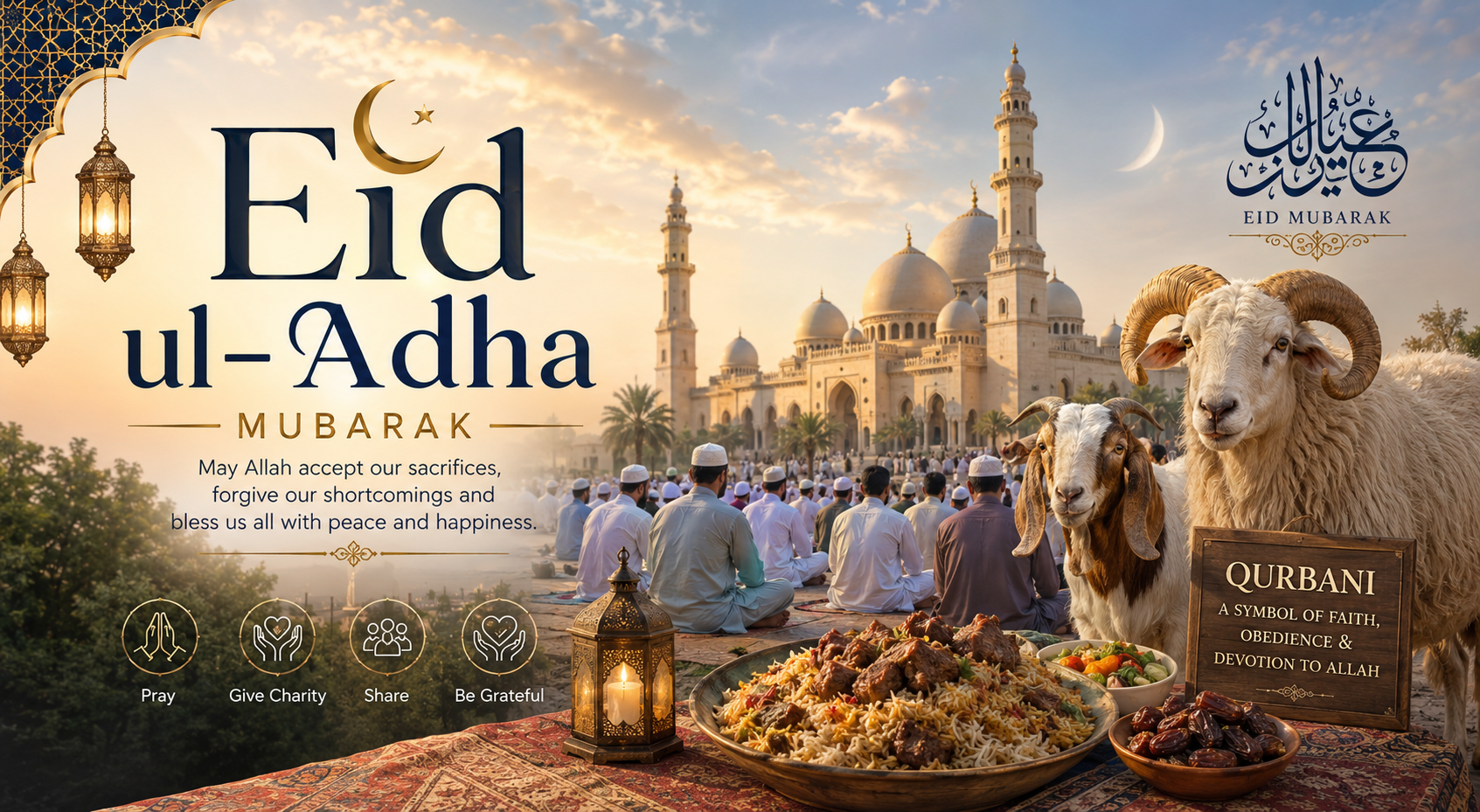 Today Muslims Around the World Celebrate Eid Ul-Adha. The Meaning ...